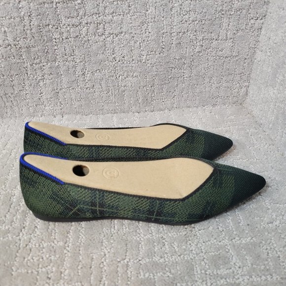 Rothys Shoes Rothys The Point Womens Size 95 Racer Green Slip On