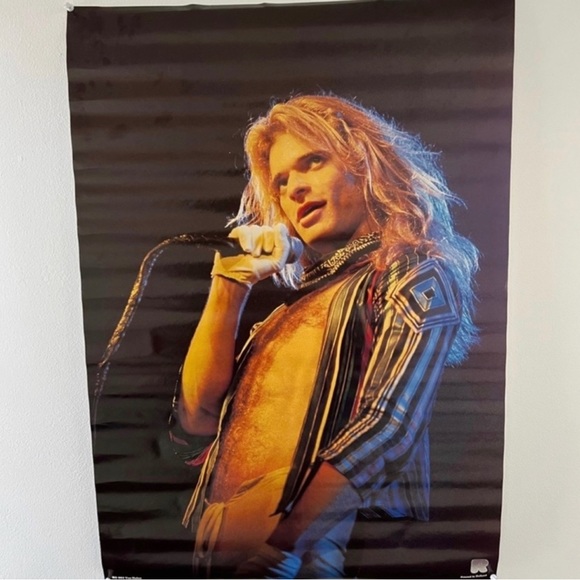 Vintage Art Vintage Van Halen David Lee Roth Poster Poshmark