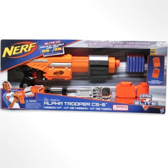 Nerf Toys Nerf Alpha Trooper Cs6 Dart Blaster Kohls Exclusive