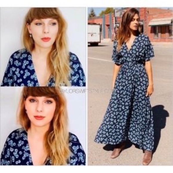 Christy Dawn Dresses Christy Dawn Lottie Maxi Dress In Navy Bloom