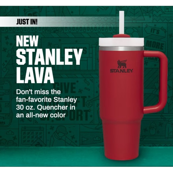 Stanley Dining Stanley 3 Oz Quencher H20 Flowstate Tumbler Lava