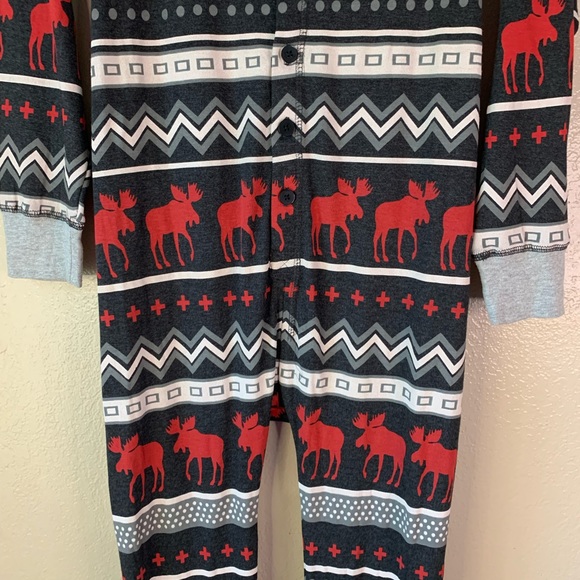 Lazy One Other Lazy One Flapjack Cabin Moose Adult Onesie Size M