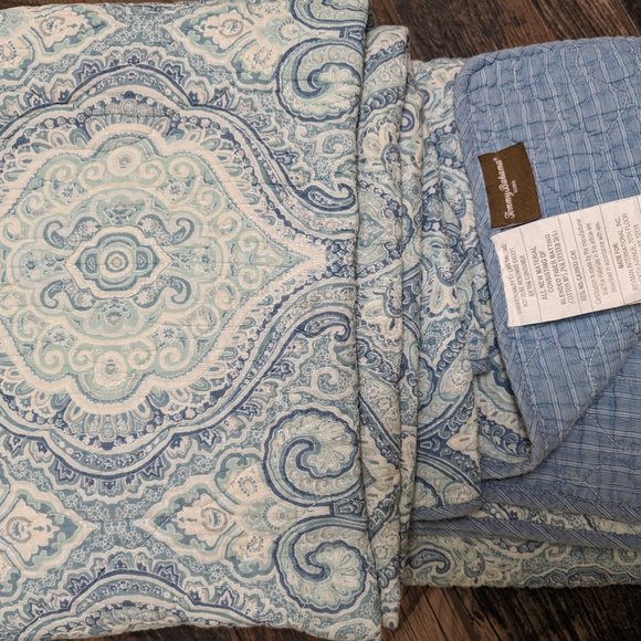 Tommy Bahama Bedding Tommy Bahama Turtle Cove Fullqueen Quilt Set