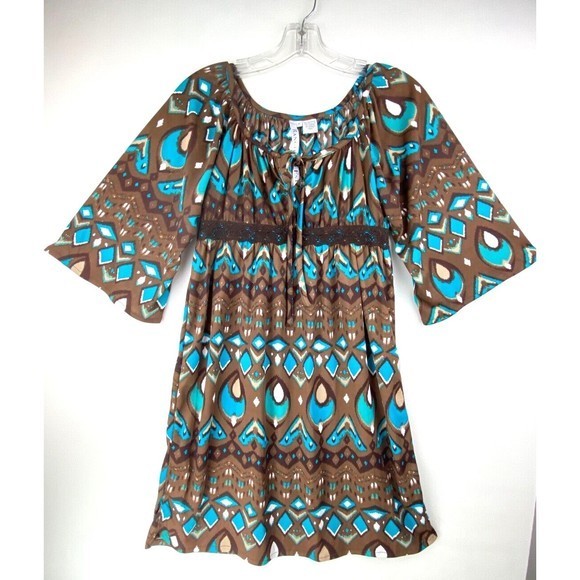 Rancho Estancia Dresses Rancho Estancia Tunic Mini Dress Medium