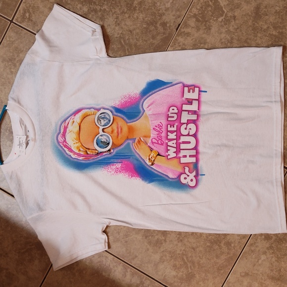 Barbie Tops New Barbie Wake Up And Hustle Graphic Tshirt Poshmark