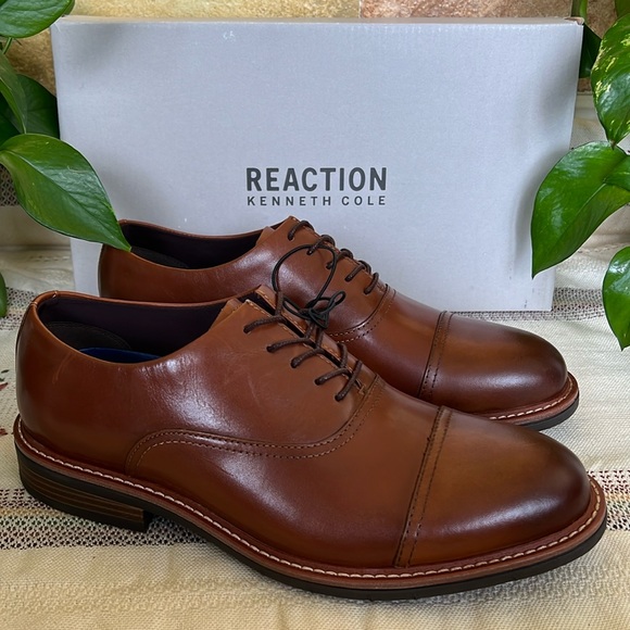 Kenneth Cole Reaction Shoes New Mens Kenneth Cole Klay Flex Cognac