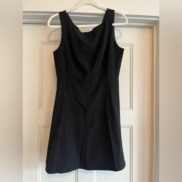 Rihoas Dresses Nwt Rihoas Black Boat Neck High Waisted Mini Dress