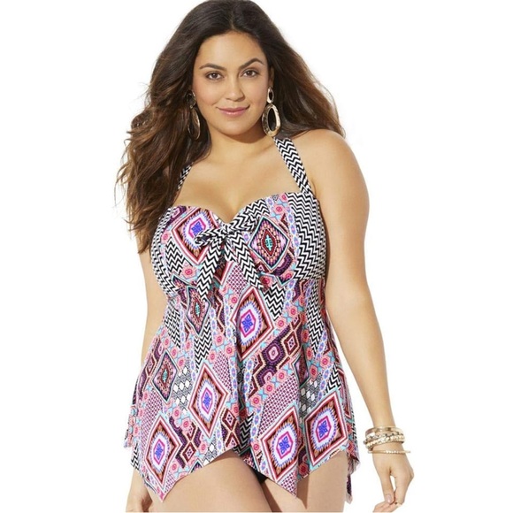 Swimsuits For All Swim Nwt Swimsuits For All Womens Plus Size Bow