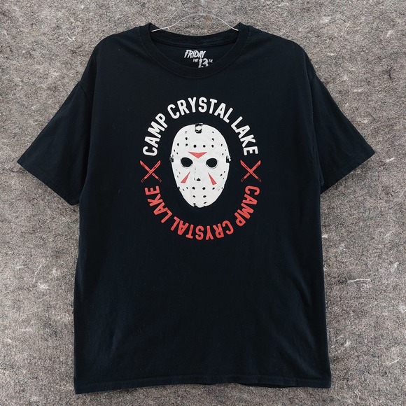 Friday The 13 Shirts Friday The 3th Mens Graphic Tshirt Black Large