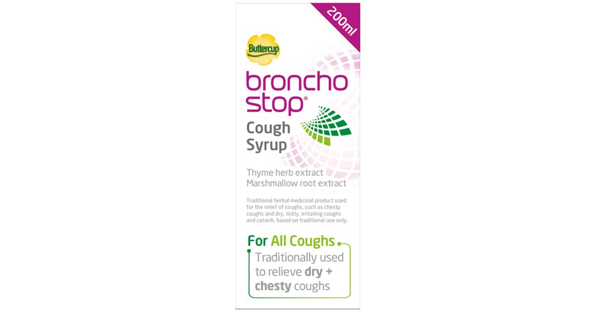 Buttercup Bronchostop Cough Syrup 200ml