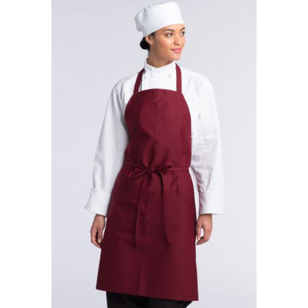 Uncommon Threads Bib Apronsburgundyone Size Bib Aprons