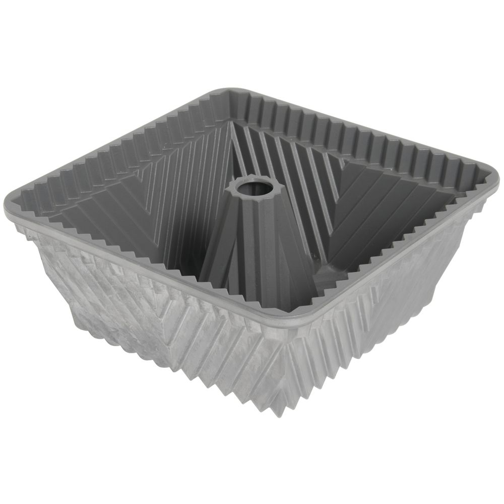 Nordic Ware 10 Cup Cast Aluminum Square Nonstick Bundt Pan 9 12l X