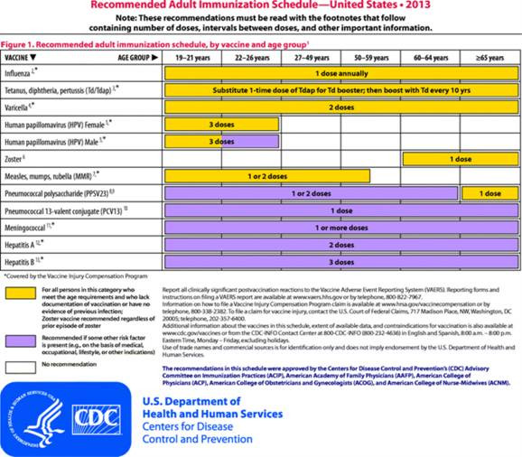 Adult Immunization Schedule Updated As Vaccination Rates Lag Harvard