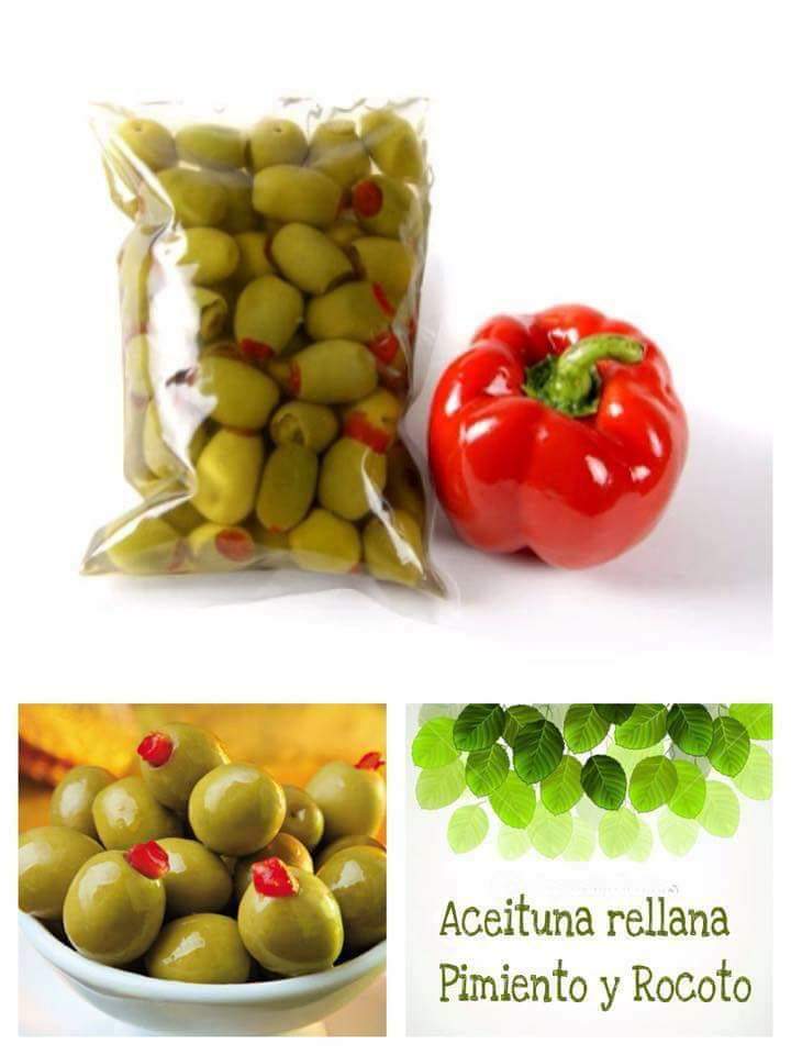 Olivares Aceitunas Verdes Rellenas Con Rocoto Klikame