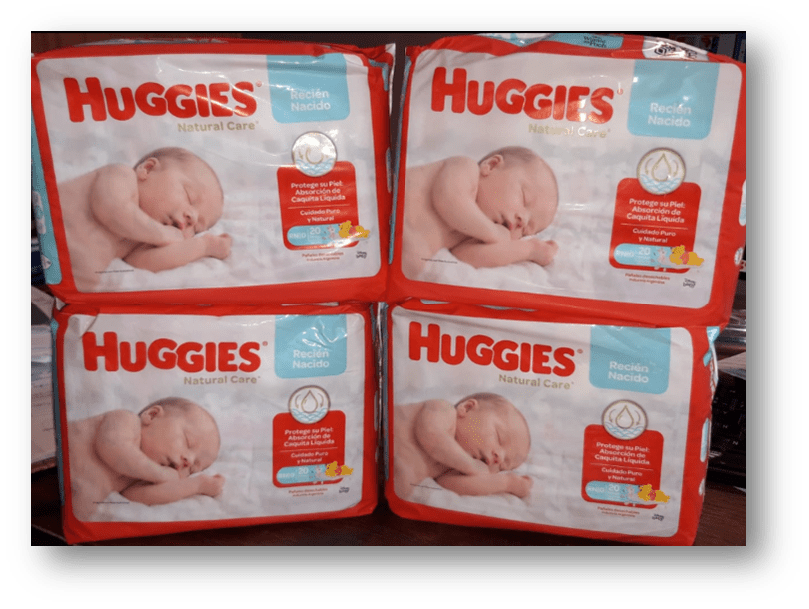 PaÑal Huggies Natural Care Recien Nacido X 20 Un Jabonoso