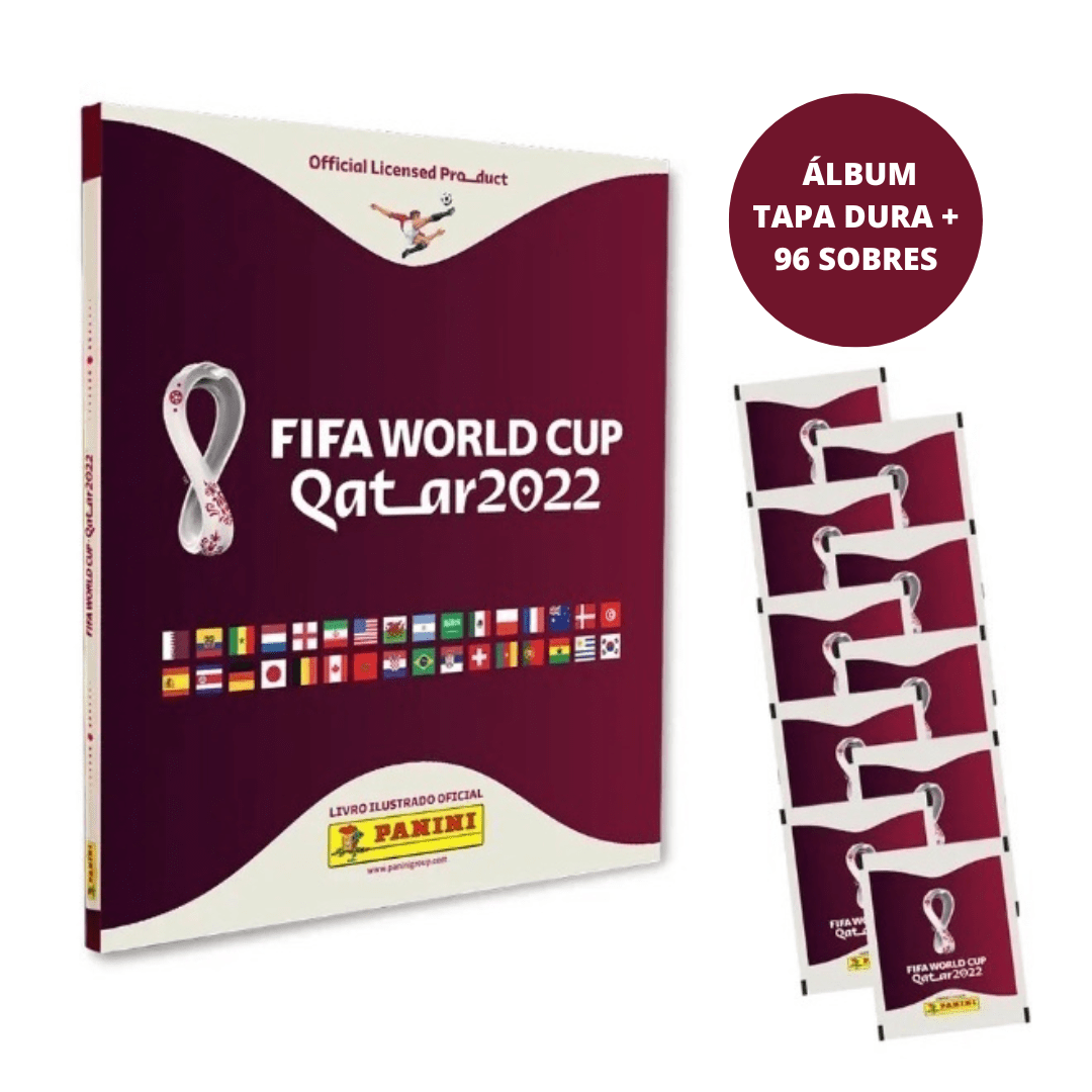 Panini Fifa World Cup Qatar 2022™ Álbum Tapa Dura 96 Sobres