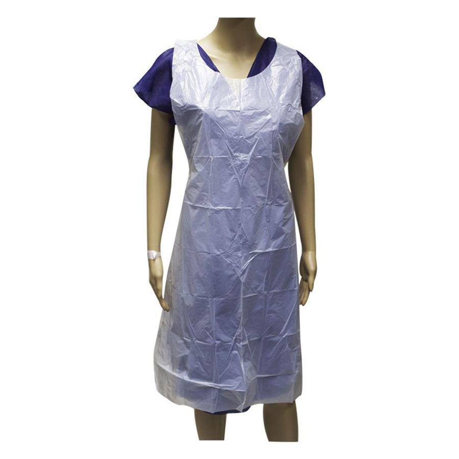 Cos Apron Livingstone Disposable Bib Style Ldpe Ctn100