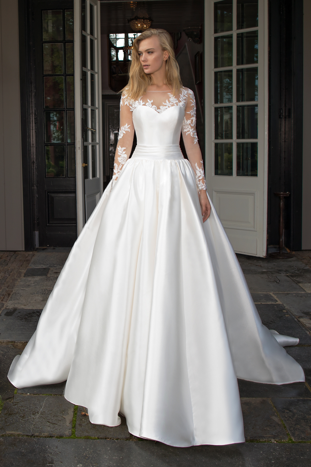 48 Satin Wedding Dresses With Sleeves