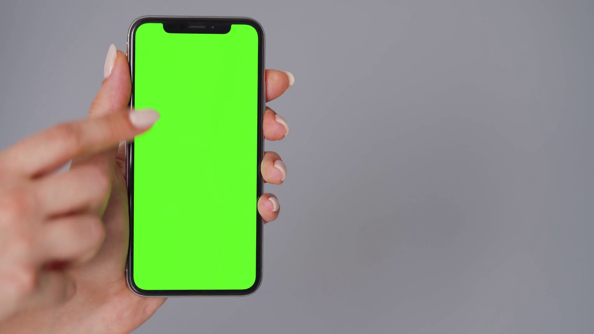 Female Hands Using Smartphone With Green Stock Footage Sbv 338663823