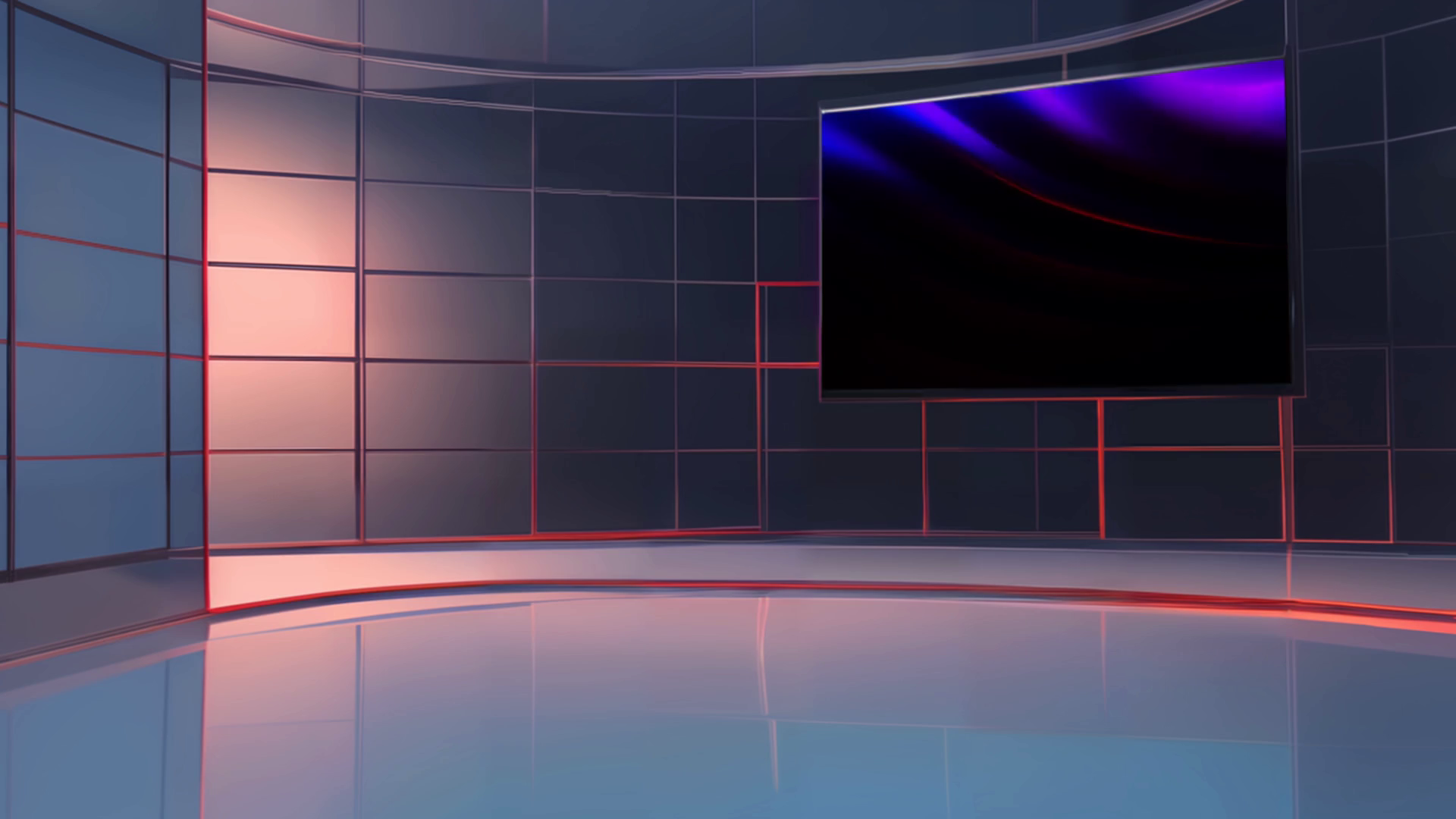 3d Virtual Tv Studio With Green Screen Stock Motion Graphics Sbv