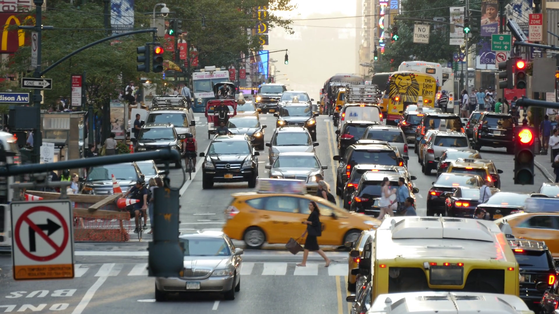 Traffic Jam In City At Rush Hour Cars Stock Footage Sbv 308827791