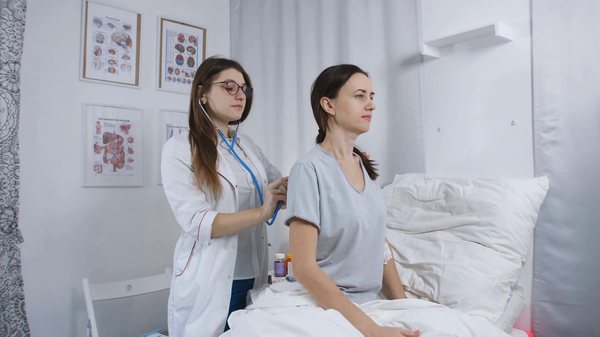 The Doctor Conducts Routine Examination Of Stock Footage Sbv 338461278