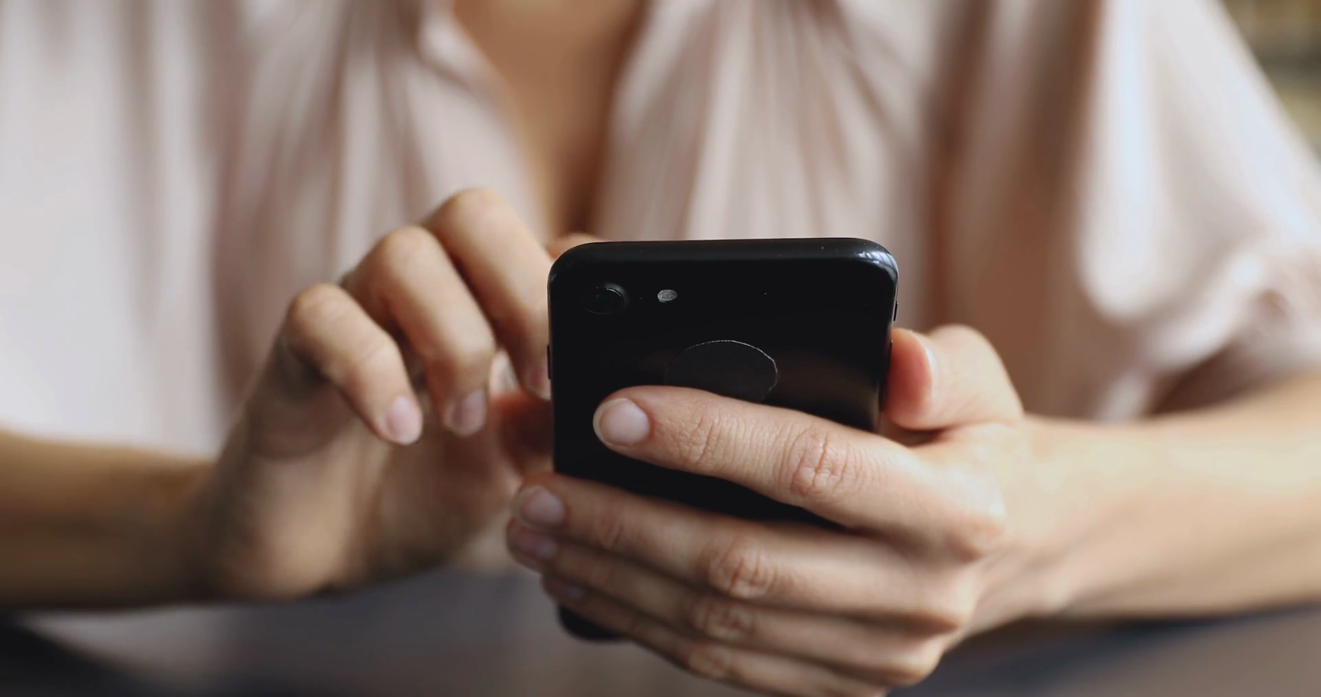 Close Up Female Hands Holding Smartphone Stock Footage Sbv 338298361