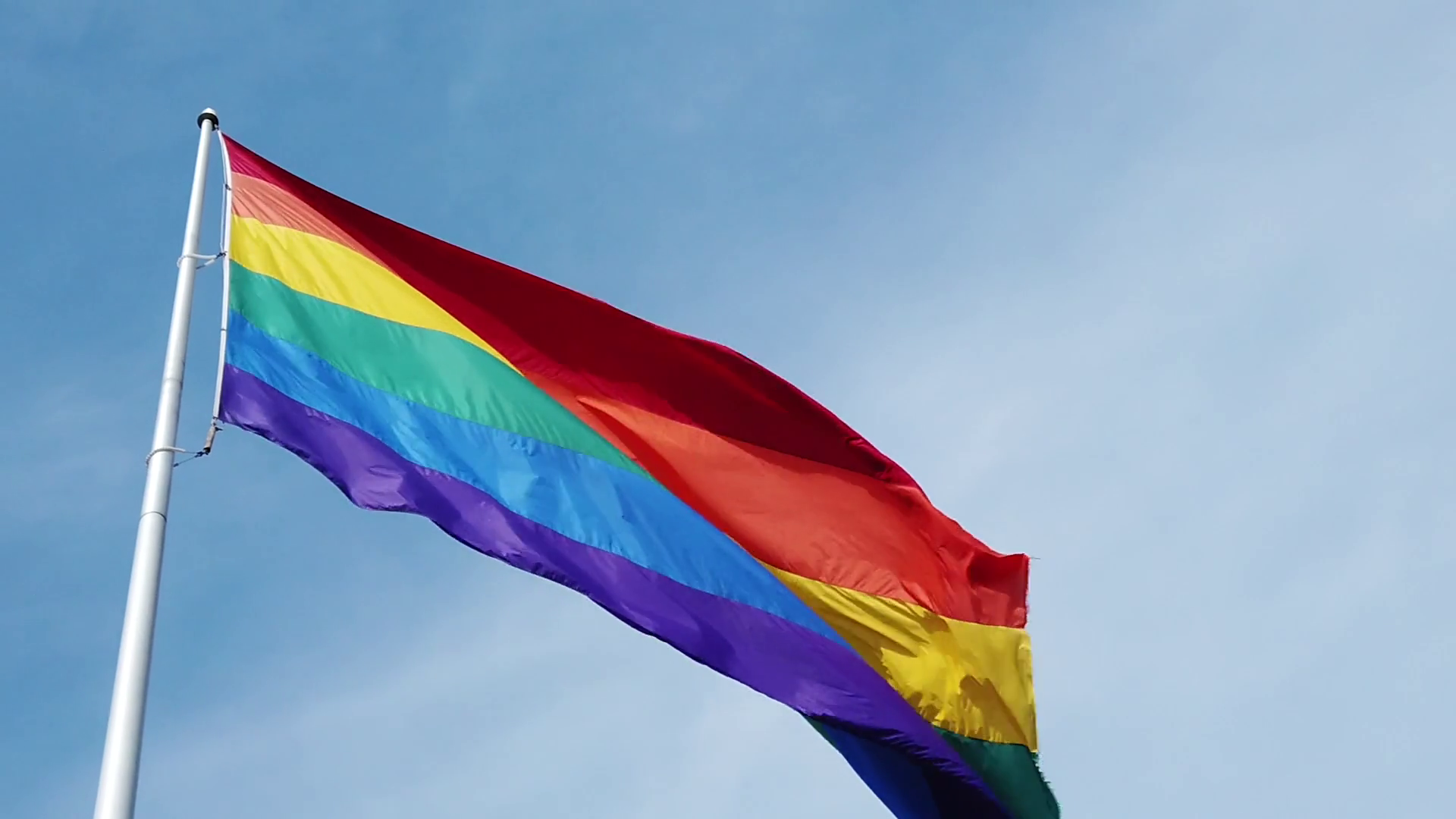 The Pride Flag Of The Lgbt Community Stock Video Footage 0031 Sbv