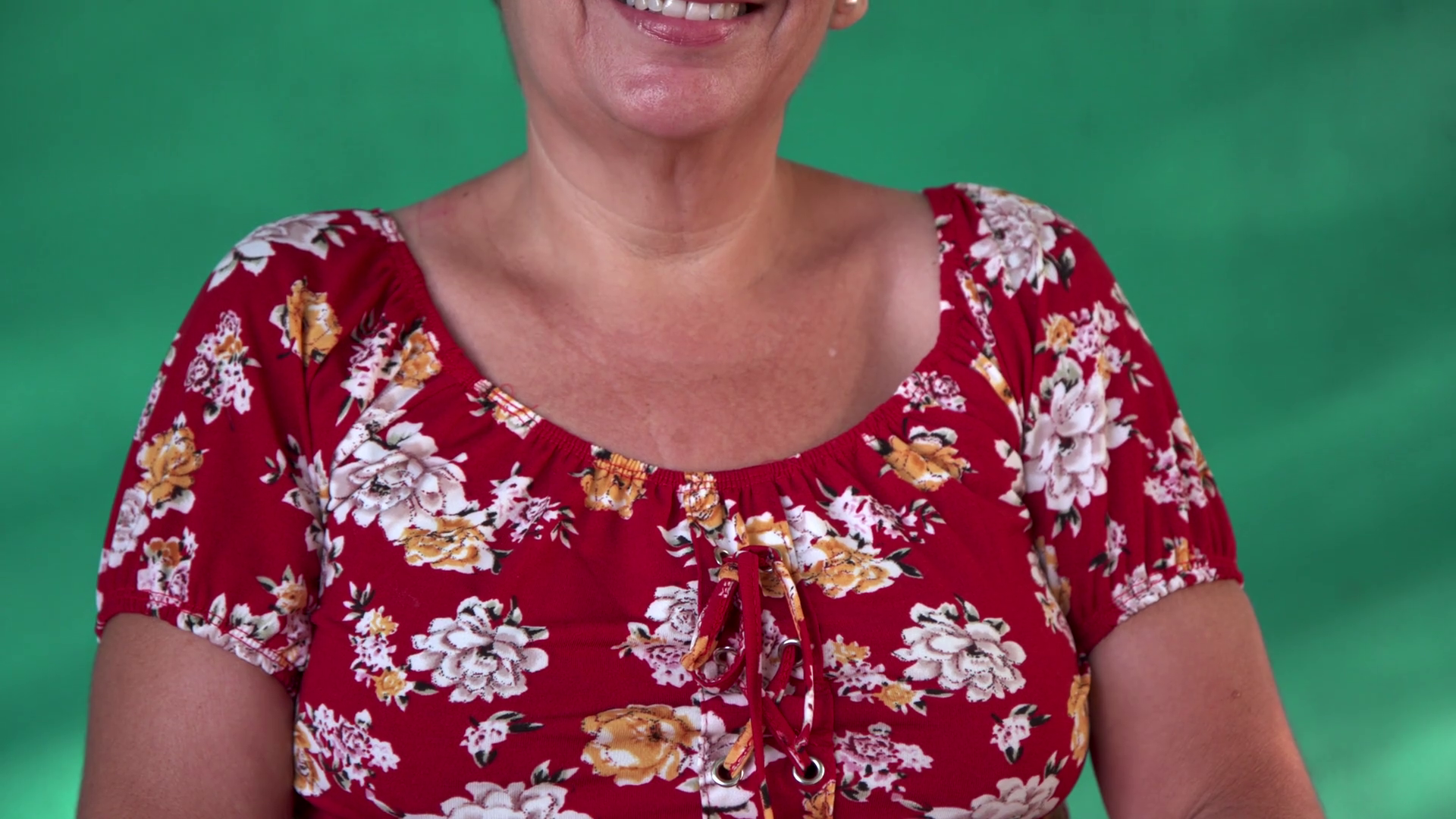 Cuban People And Emotions Portrait Of Latina Lady Laughing And Looking