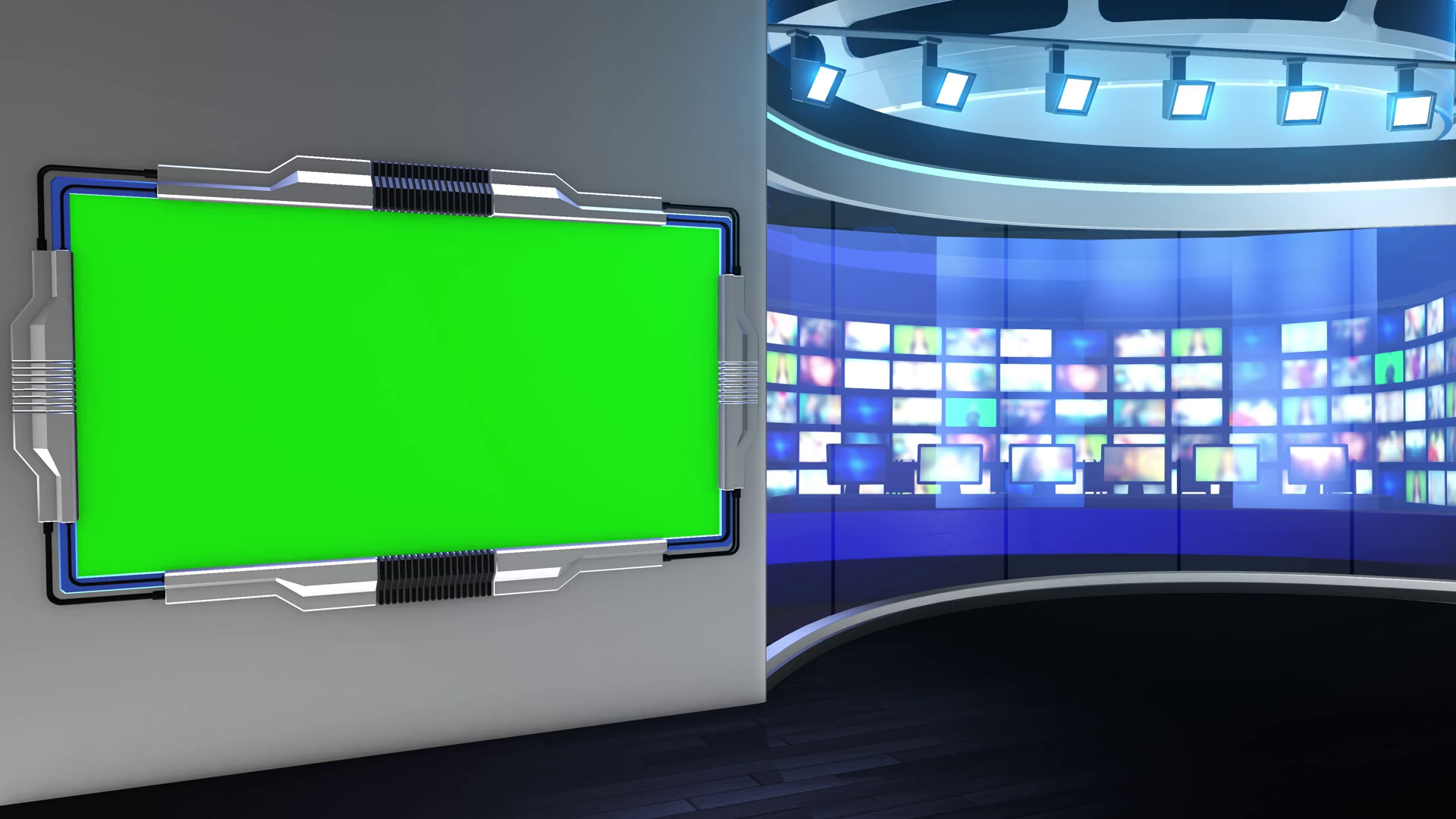 3d Virtual News Studio Background Loop With Stock Motion Graphics Sbv