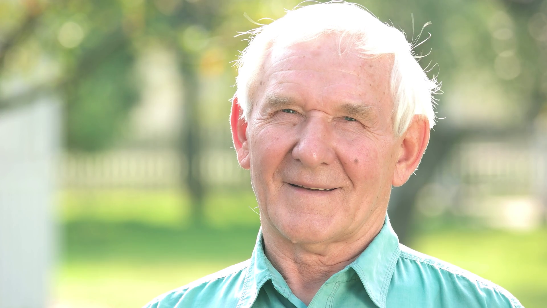 Elderly Man Smiling Outdoors Face Of Happy Stock Footage Sbv 314898816