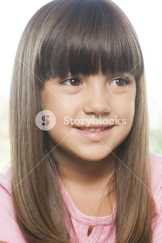 Hispanic Girl Portrait Royalty Free Stock Image Storyblocks