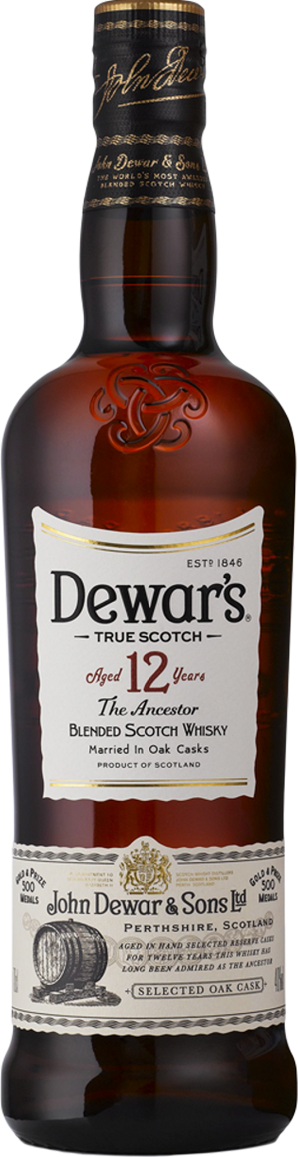 Dewars 12 Year Old Wine Library