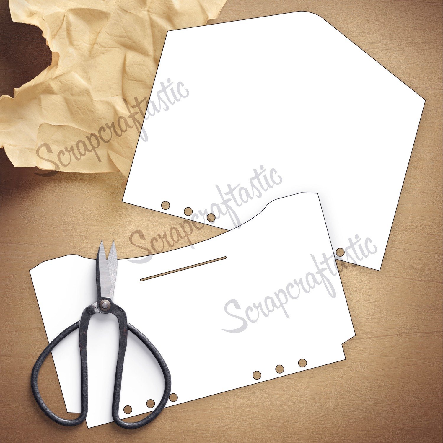Shop Scrapcraftastic Half Letter A5 Rings Envelope Template And Cut
