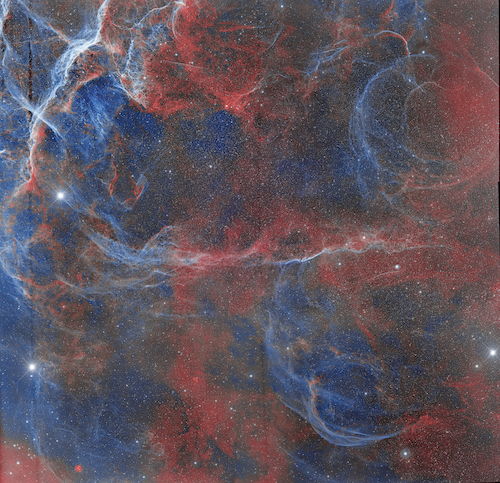 Vela Supernova Remnant 6 Panel Mosaic Sky And Telescope Sky And Telescope