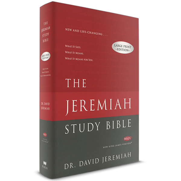 Dr Jeremiah Nkjv Study Bible Hardcover Large Print Ptl Shopping