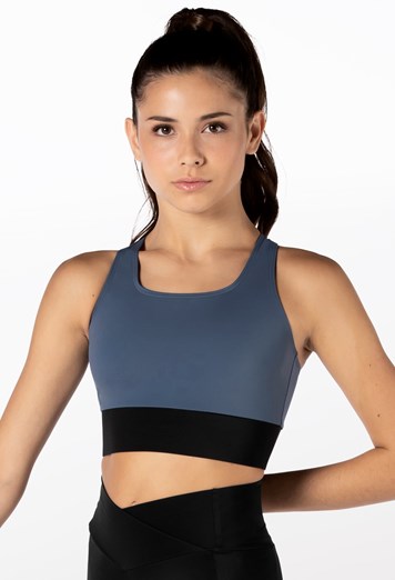 Square Neck Racerback Crop Top For Dance Balera™