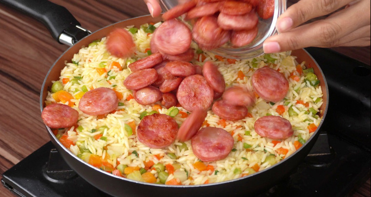 Arroz Com LinguiÇa Toscana Teste Receitas