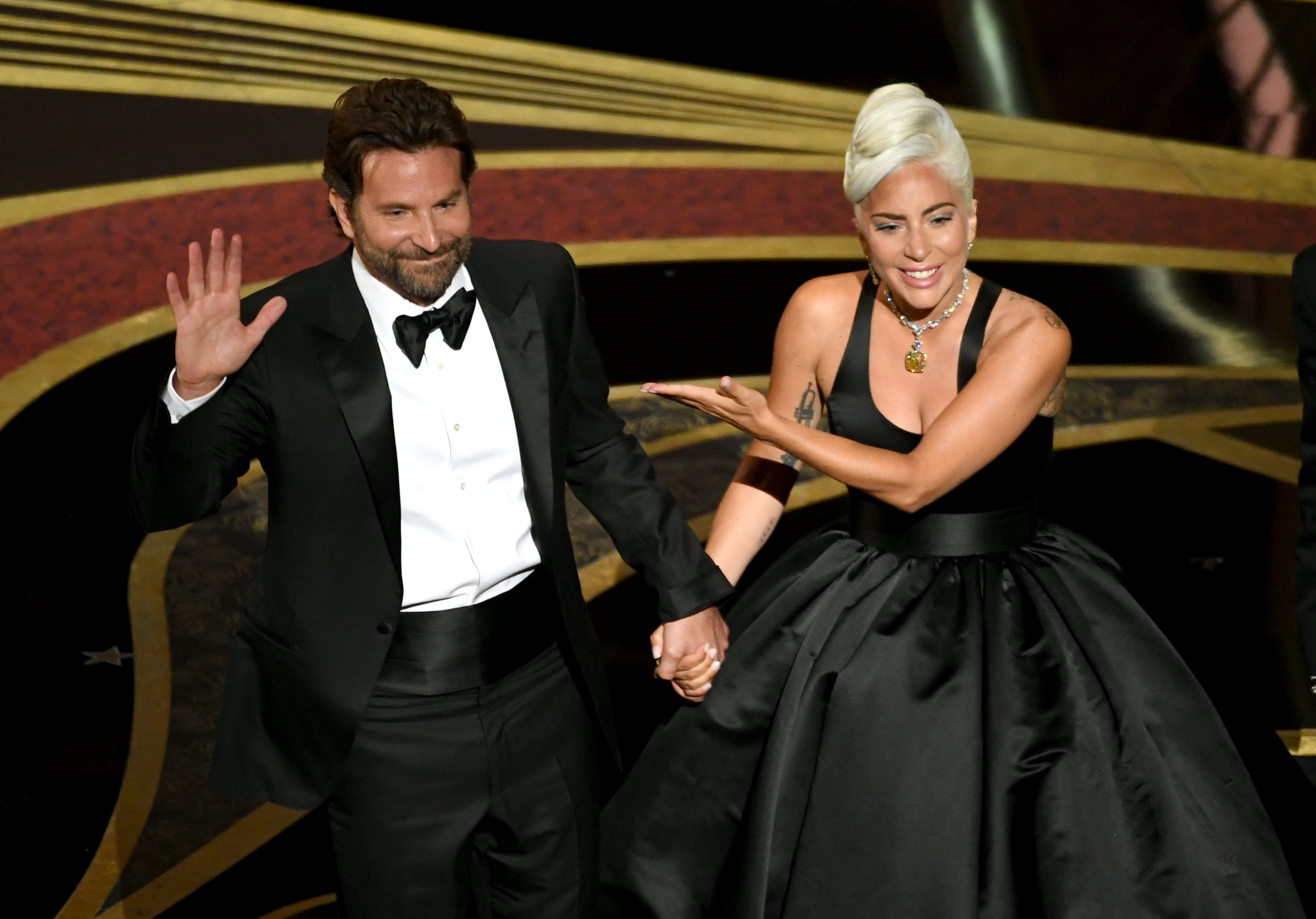 Oscars 2019 Lady Gaga And Bradley Cooper Interviews And Photos Oscars