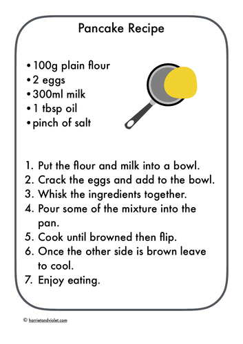 Pancake Shrove Tuesday Early Literacy Resources Teaching Resources