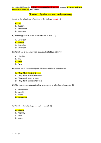 Multiple Choice Questions Generator