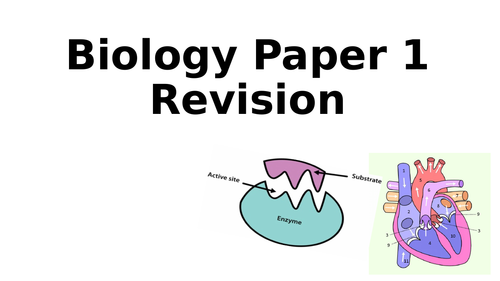 Aqa New Specification Biology Paper 1 Revision Teaching Resources