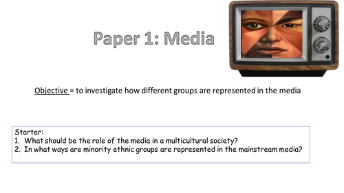 Ocr A Level Sociology The Media Media Representations Of Different