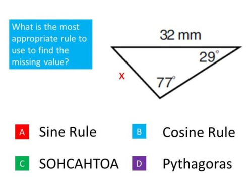 Ks4 Gcse Maths Using Sine Rule By Nottcl Teaching Resources Tes