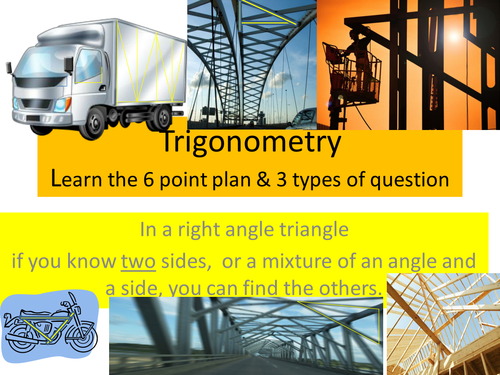 Introduction To Trigonometry Teaching Resources