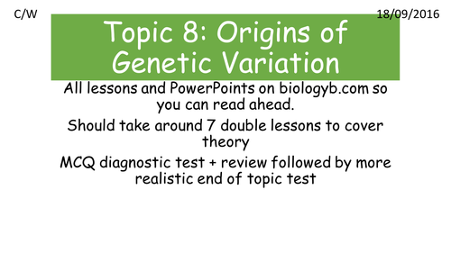 A Level Biology B Topic 8 L4 Sex Linkage And Disease Teaching