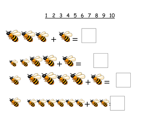 Count The Honey Bees Counting To 5 By Uk Teaching Resources Tes