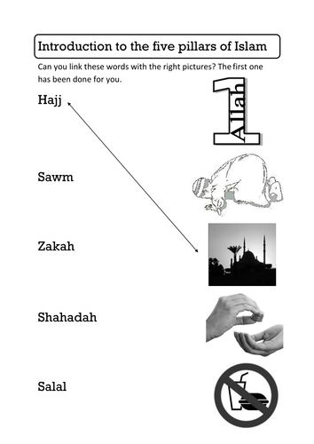 Five Pillars Of Islam Worksheets