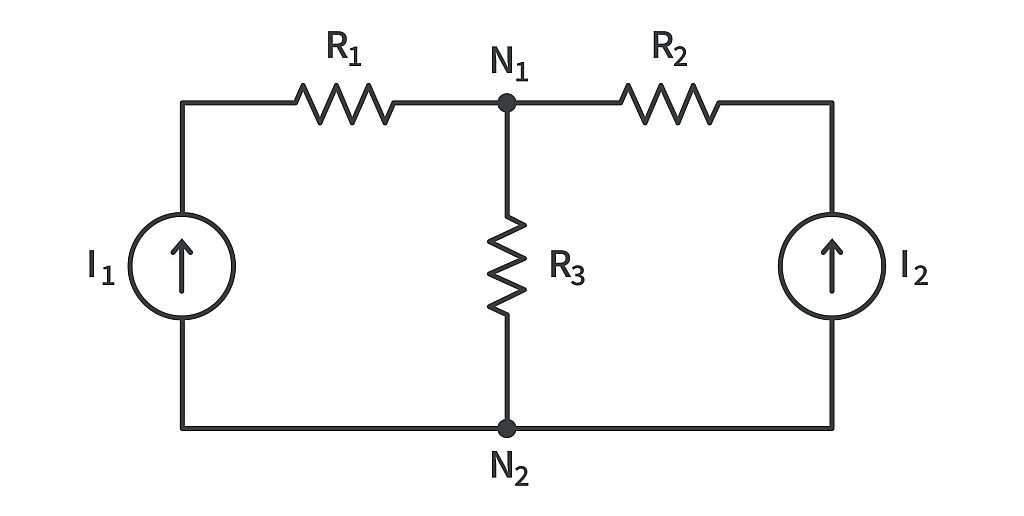 How To Solve Complicated Circuits With Kirchhoffs Current Law Kcl