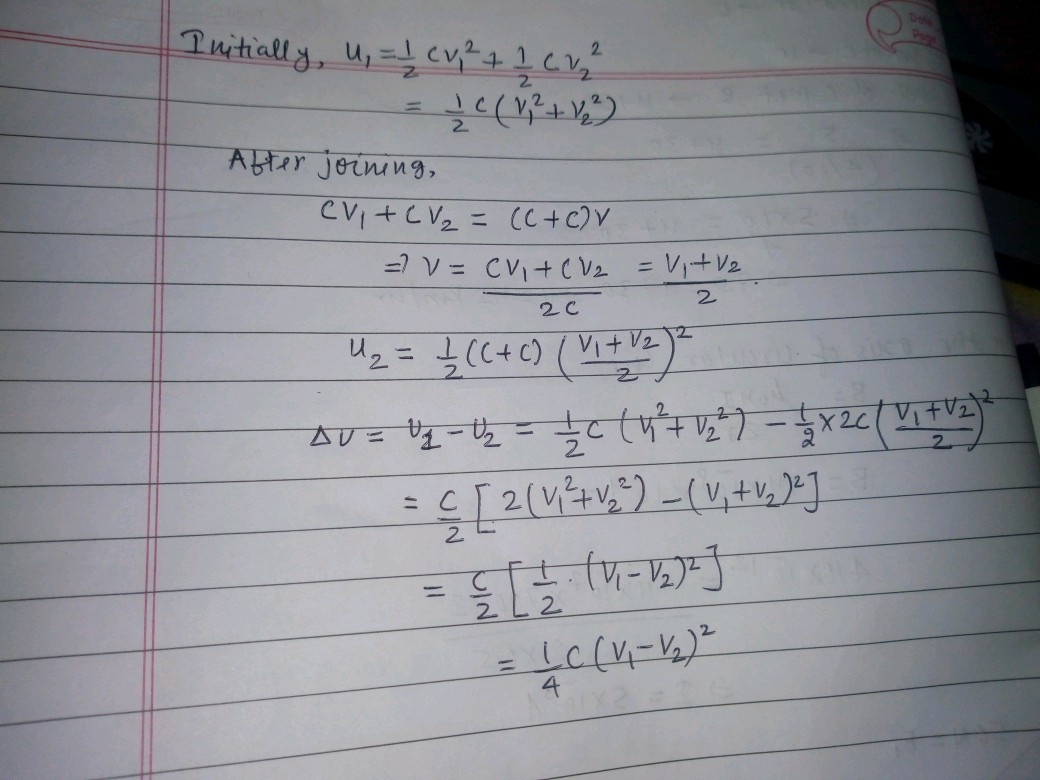 Two Identical Capacitors Have The Same Capacitance C One Of Them Is